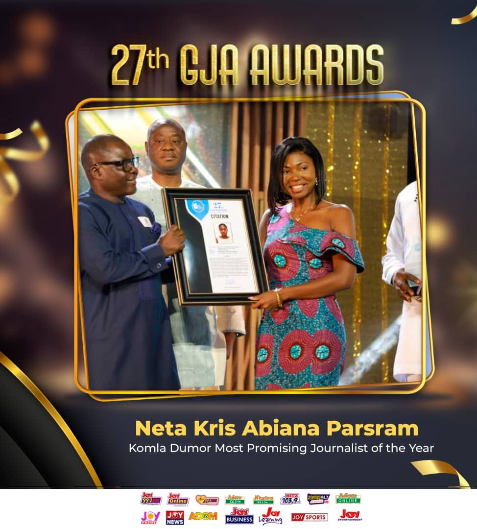 Dr. Neta Kris Abiana Parsram crowned Komla Dumor Most promising ...